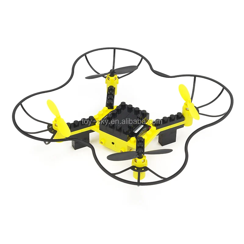 Kids Educational Toy Newly DIY Building Block Drone Assembly Helicopter ...