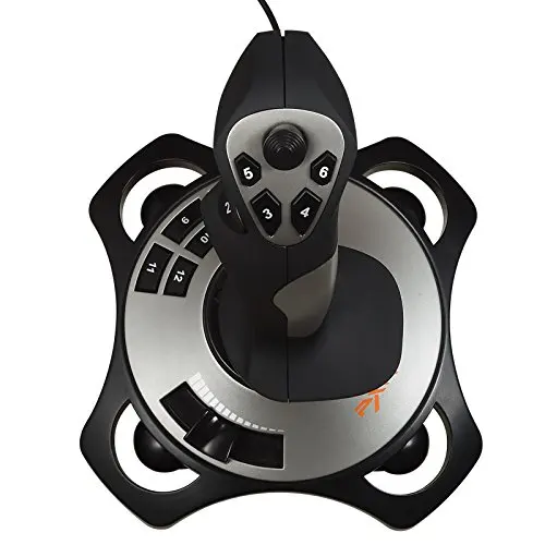 8 Way Flight Joystick Wired Gaming Controller Flight Stick For Pc ...