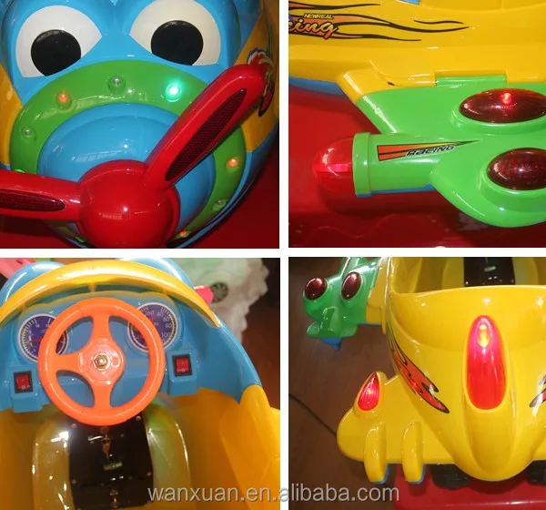 Air Plane - Coin Operated Amusement Park Kiddie Ride Swing Rocking ...