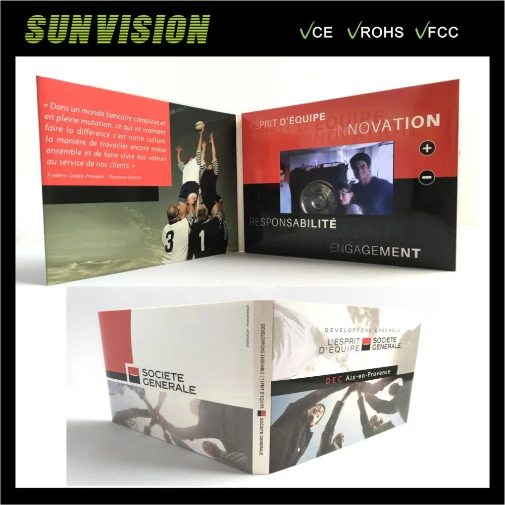 Wholesale Customized 7 Inch Lcd Screen Video Pack Box,Lcd Video Gift ...