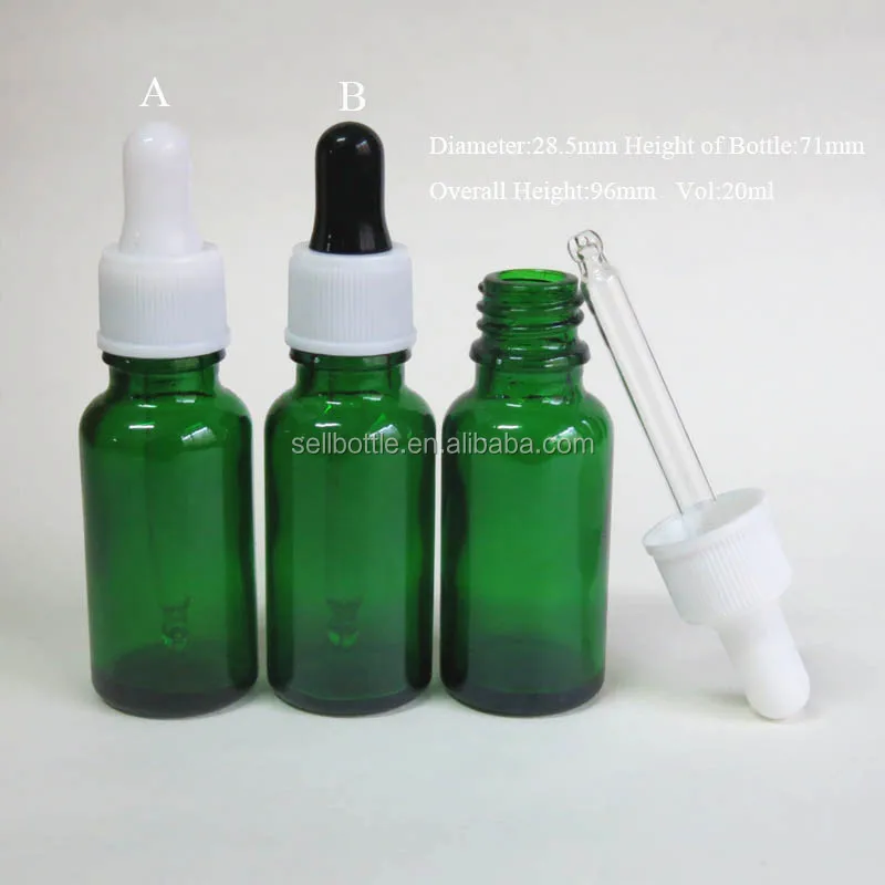Body Care Oil Massage Oil Glass Bottle 20ml Green Color With Dropper Buy Massage Oil Glass
