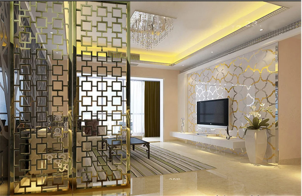 Latest Design Luxury Custom Sizes Living Room Decorative Partition Wall ...