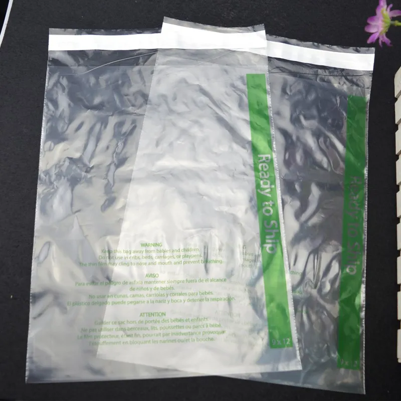 Resealable Ldpe Plastic Clear Poly Bag With Suffocation Warning Label ...