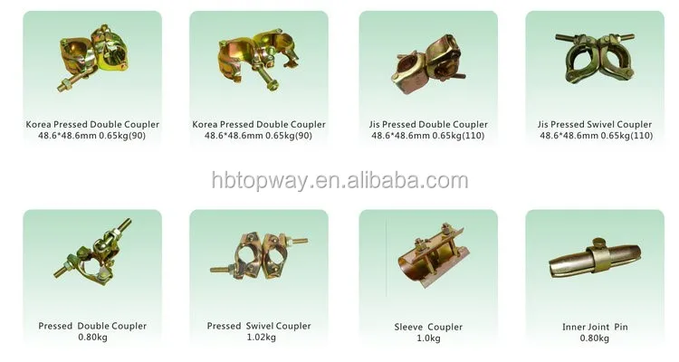 독일어 더블 Couper고정 비계 클램프회전 비계 커플러 Buy 독일 더블 커플러고정 발판 클램프비계 회전 커플러 Product On