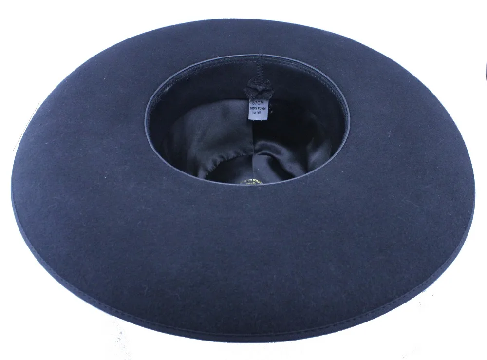 Rabbit Fur Felt Jewish Hat - Borsalino Style Sat-13650