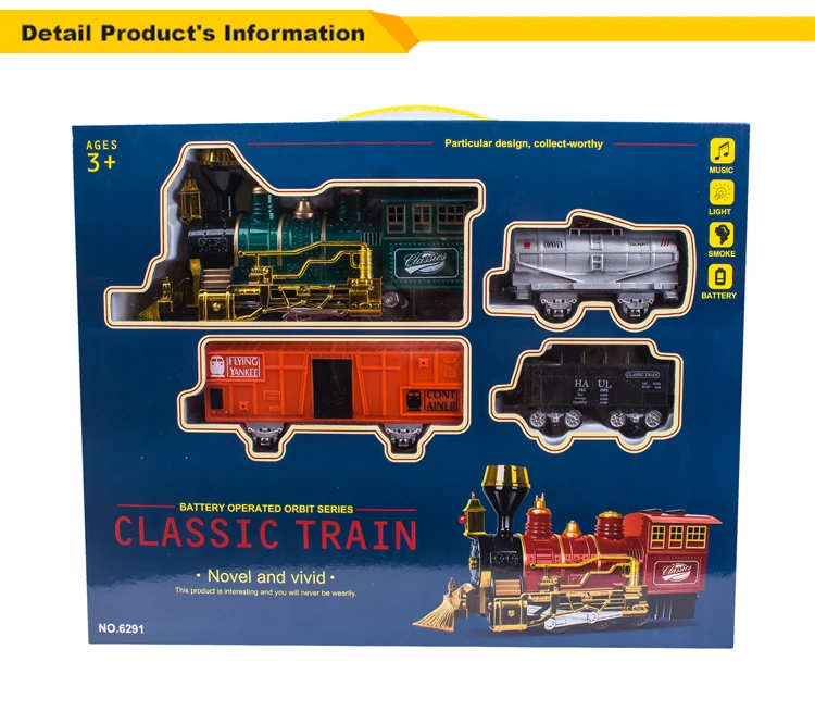 Non-toxic Railway Play Set Battery Operated Big Train Toy Oc0237886 ...