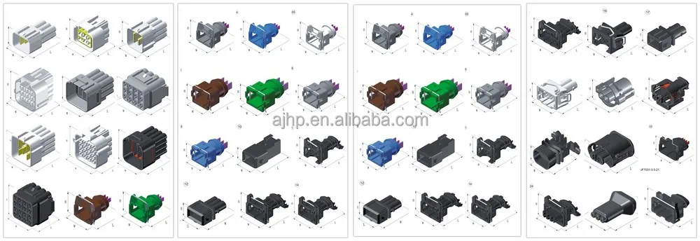 Pbt-gf10 4 Pin Automotive Harness Connectors - Buy Automotive Harness Connectors,Pbt-gf10 ...