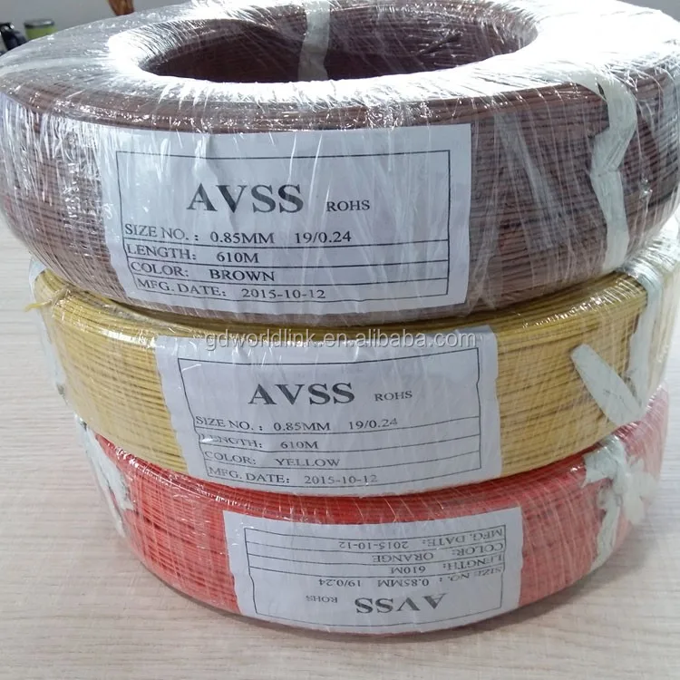 Excently Avss Auto Wire Pvc Insulated Automobile Wire 2~12 Mm2 - Buy ...