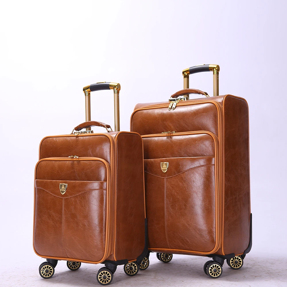 Men's Luxury Leather Luggage Sets | semashow.com
