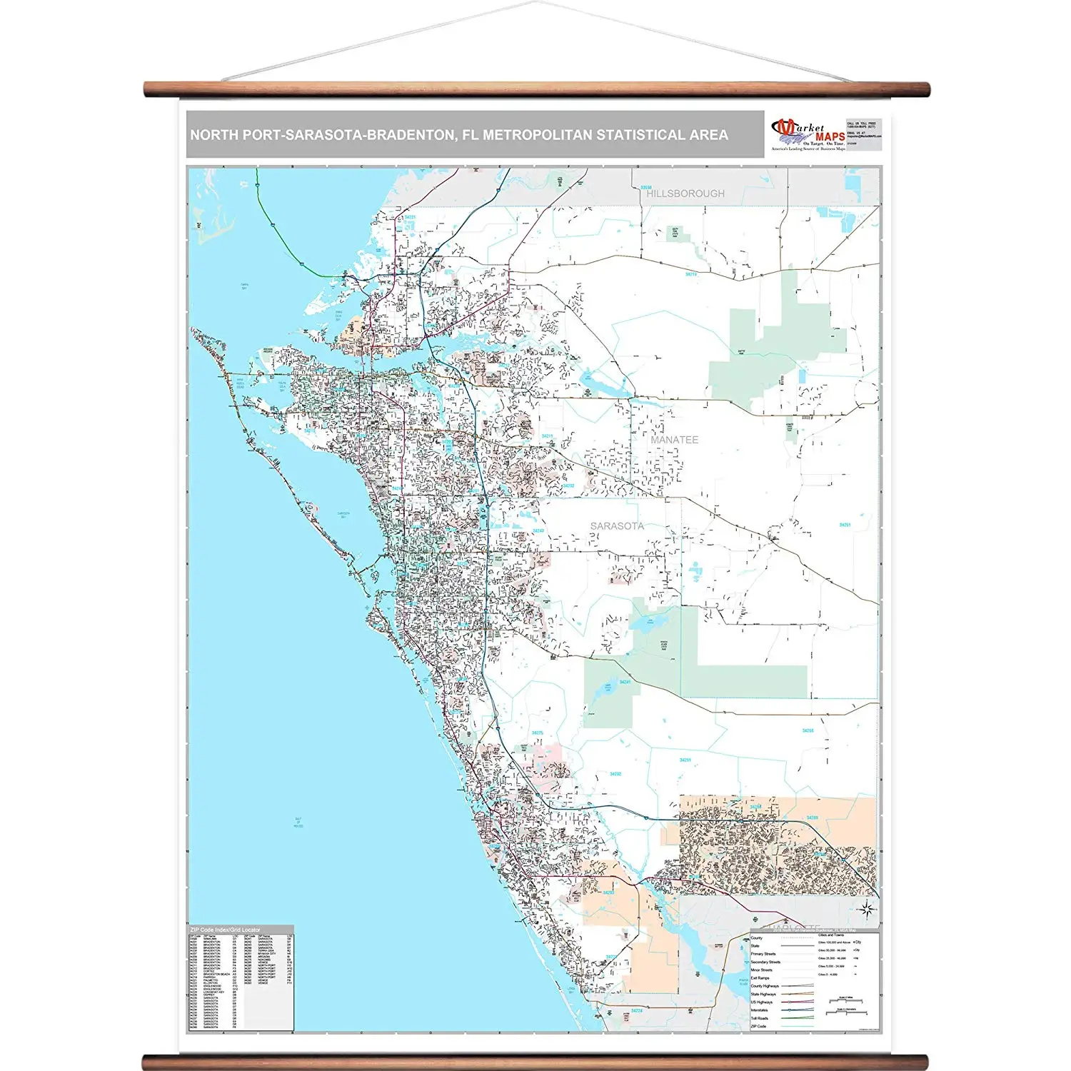 Sarasota Manatee County Zip Code Map - United States Map