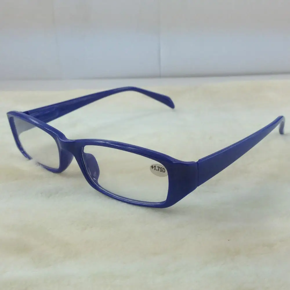 2018 Men Style Plastic Frame Reading Glasses Custom Blue Frame Reading ...