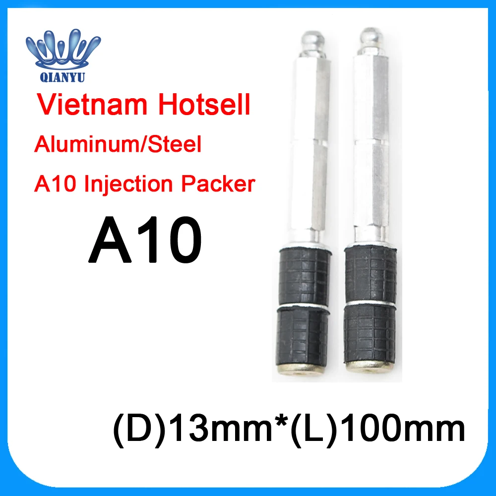 High Quality Low Price Aluminum A8 13*70mm Grouting Injection Packers ...