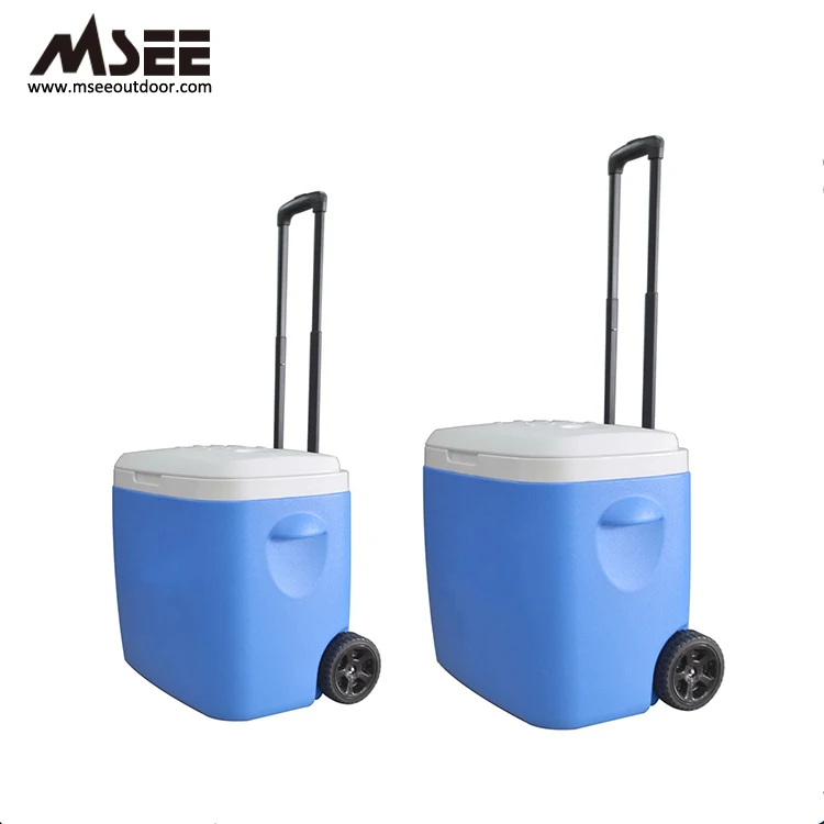 Plastic Cooler Wheels Solar Cooler Box With Wheels Thermo Ice Box - Buy ...