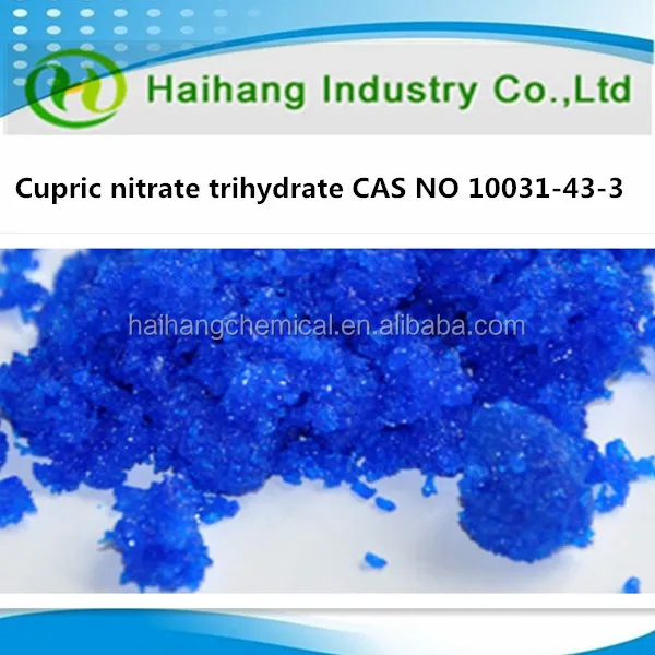 Copper Nitrate Trihydrate Cas 10031-43-3 Cu(no3)2.3h2o - Buy Copper ...