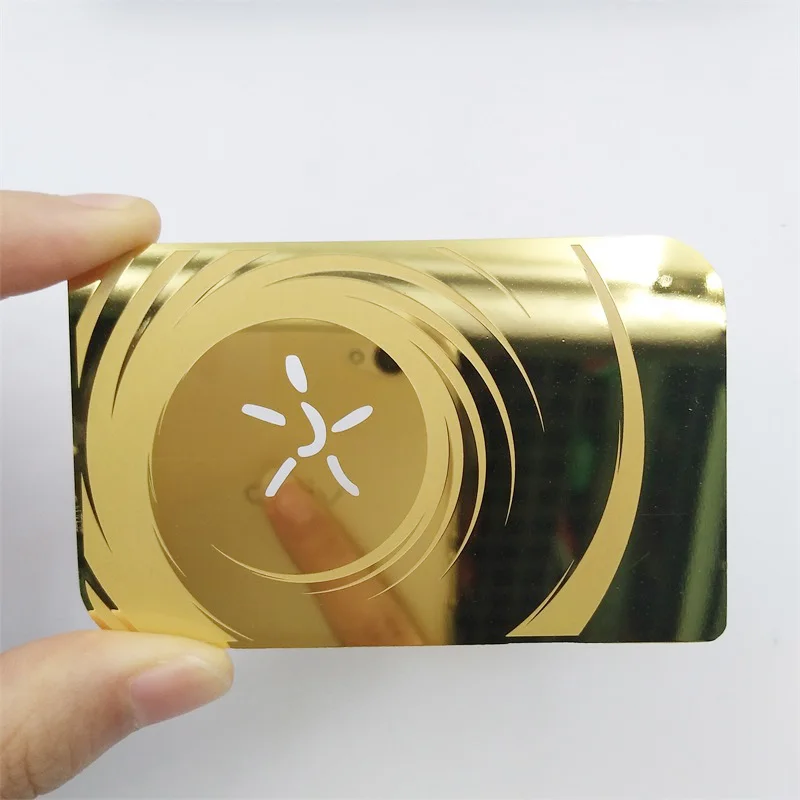 Custom Made Mirror Metal Business Cards - Buy Mirror Business Cards ...