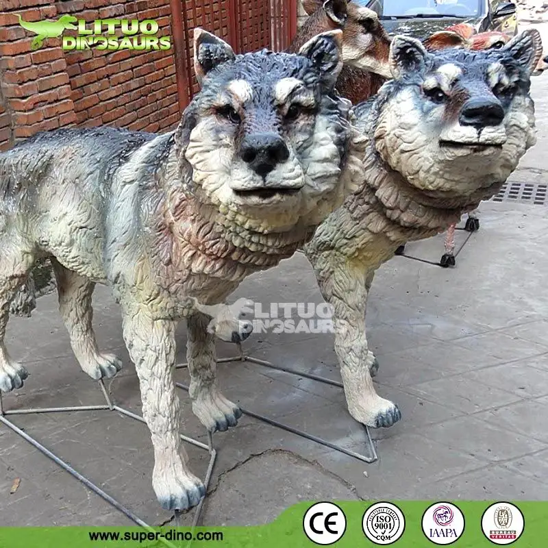Life-size Silicone Rubber Animated Wolf - Buy Animated Wolf,Life-size ...