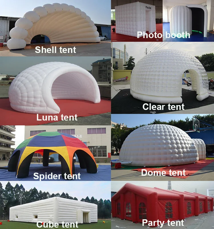 Giant Outdoor Inflatable Circus Dome Tent - 1 Year Warranty