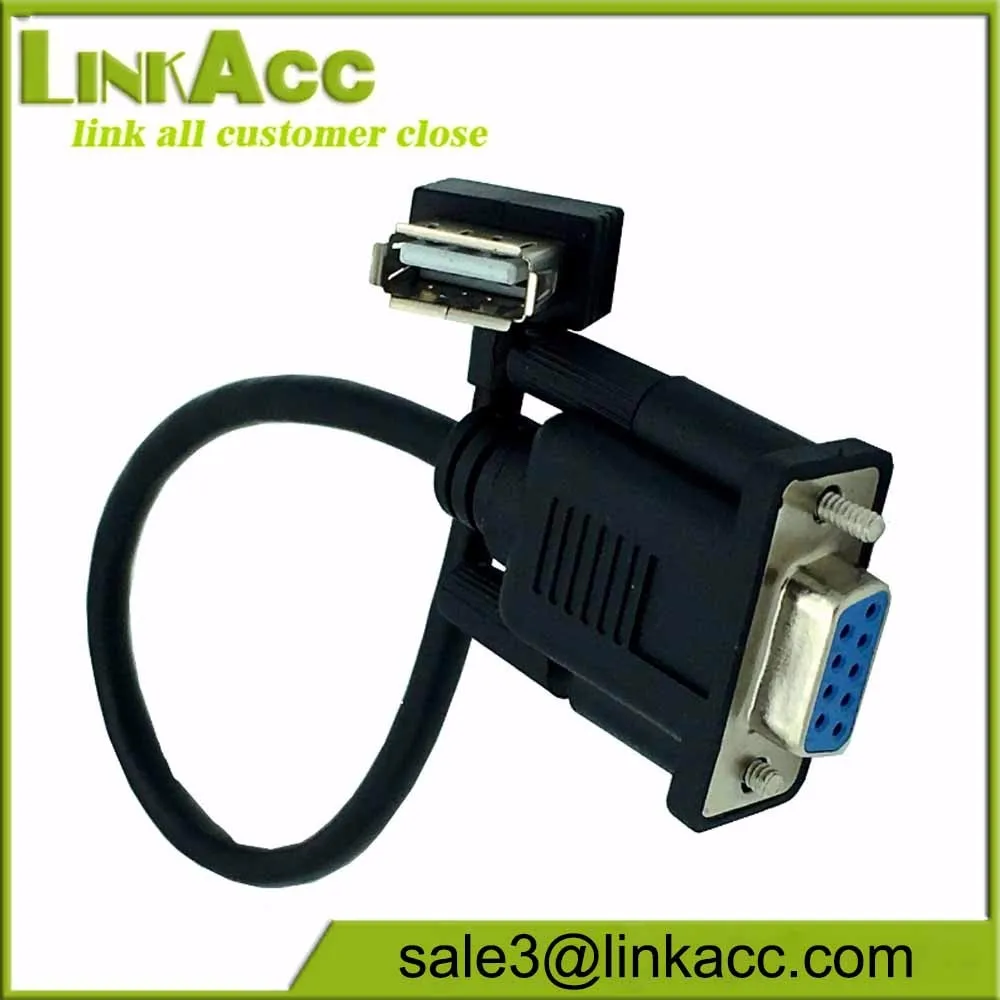 Usb Mini A Rs232 Hembra A Hembra Puerto Serial 9p Db9 Terminal Cable De ...