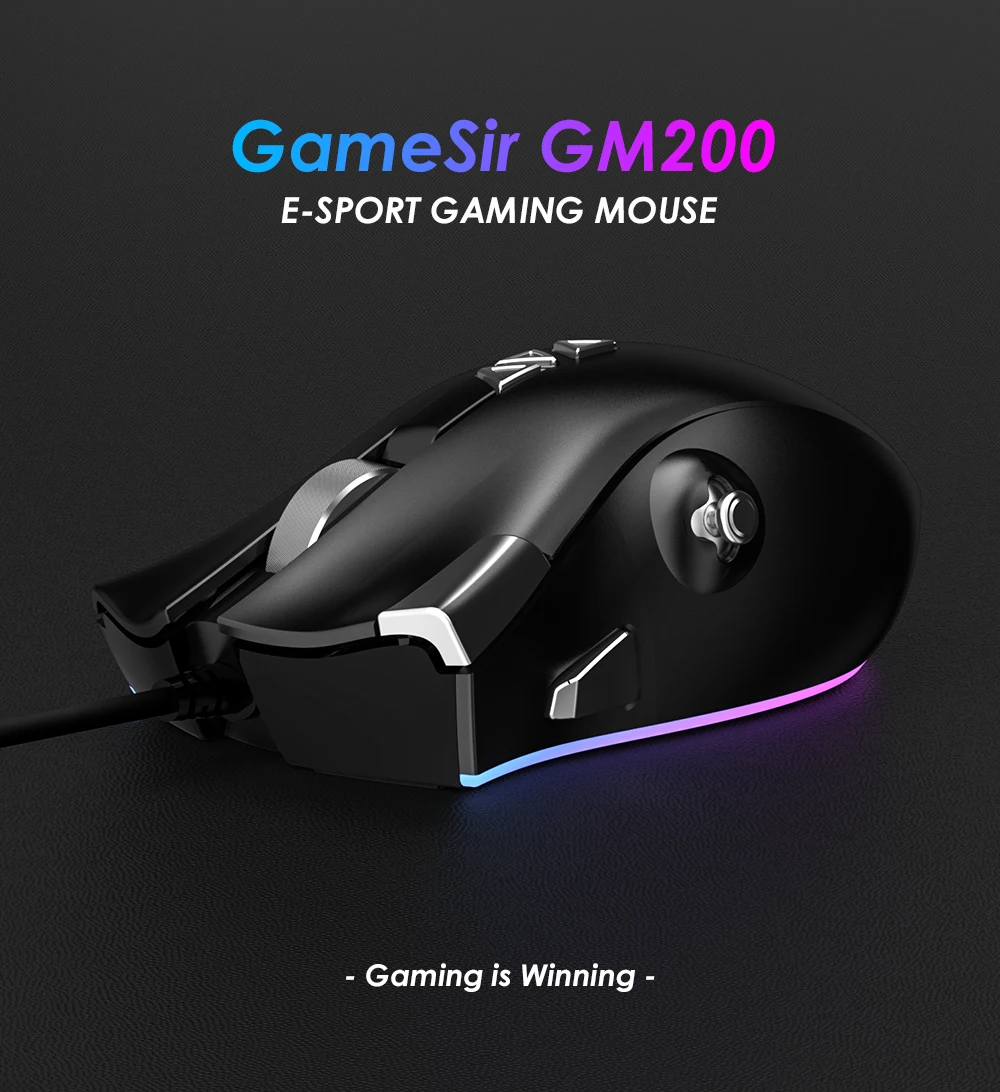 Gamesir X1 Gaming Mouse - Adjustable DPI & RGB Backlight
