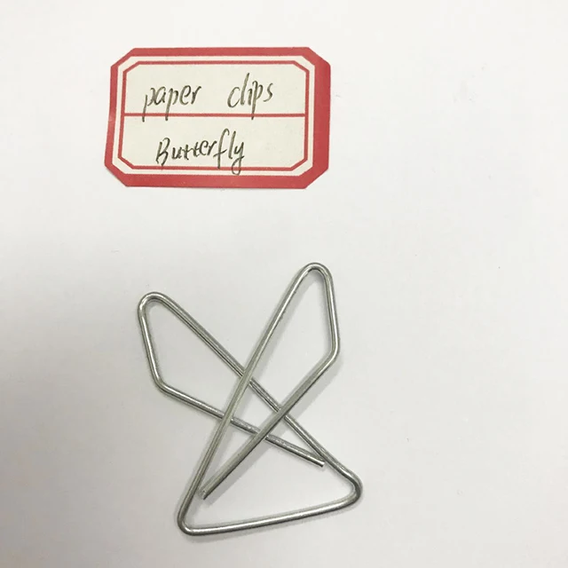 Butterfly Galvanized Big Paper Clips - Durable Metal Clips for Office ...