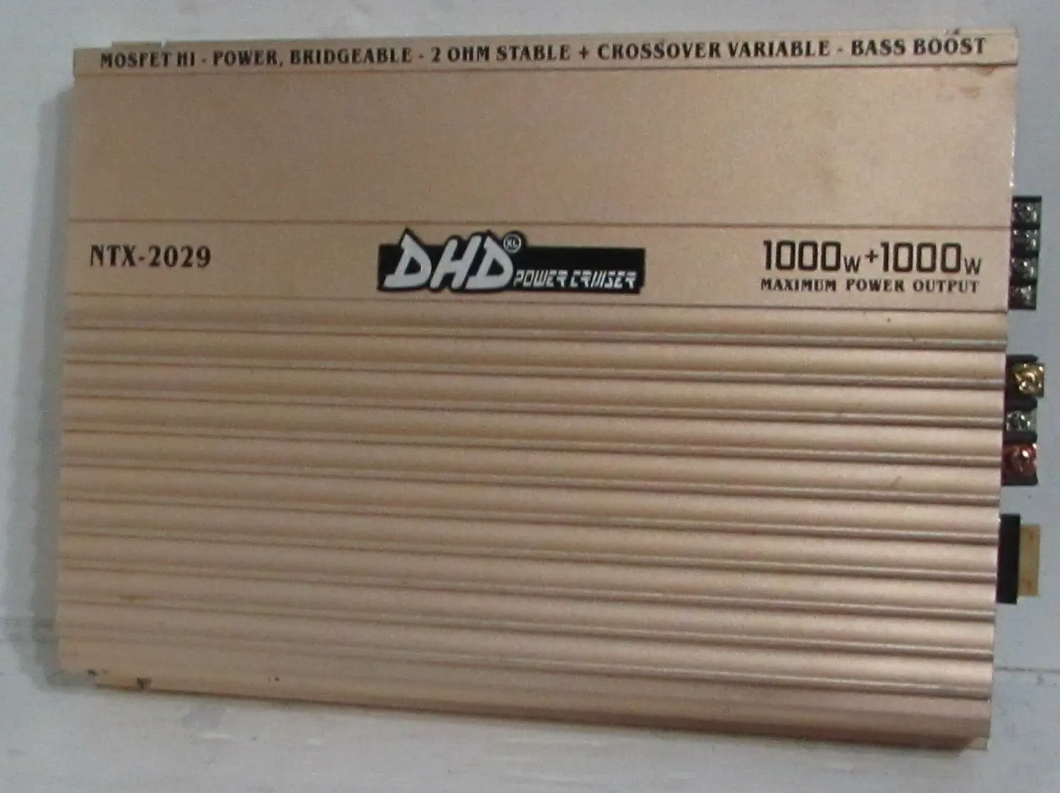 Ntx 2004 dhd power cruiser amplifier