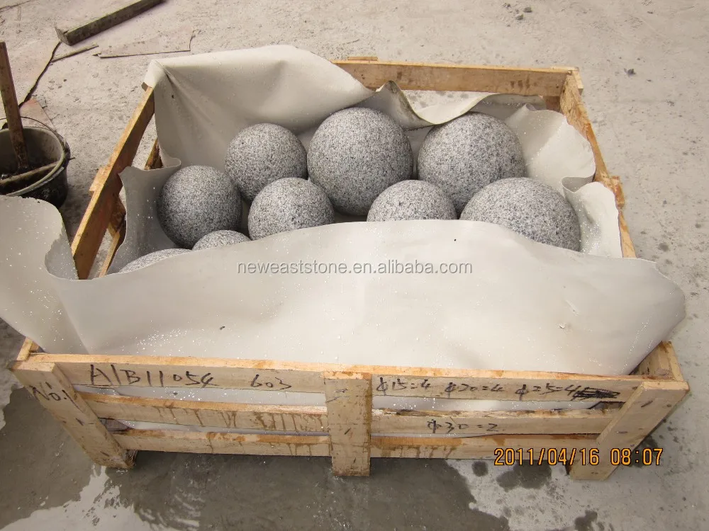 Outdoor Decorative Garden Granite Stone Balls Sphere