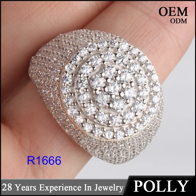 Wholesale Hip Hop 925 Silver Big Ring For Man Jewelry - Buy Wholesale ...