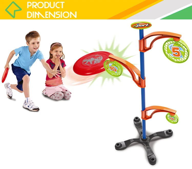 Children Play Game Custom Plastic Round Flying Disc Toy With Target ...