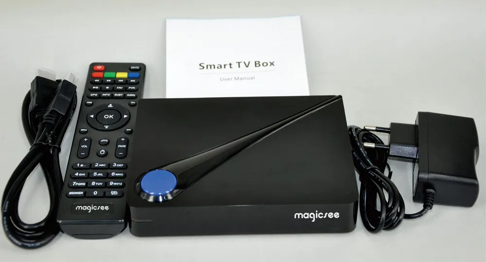 Satellite Receiver Dvb T2 +dvb S2 Google Android Tv Box Magicsee C300 ...