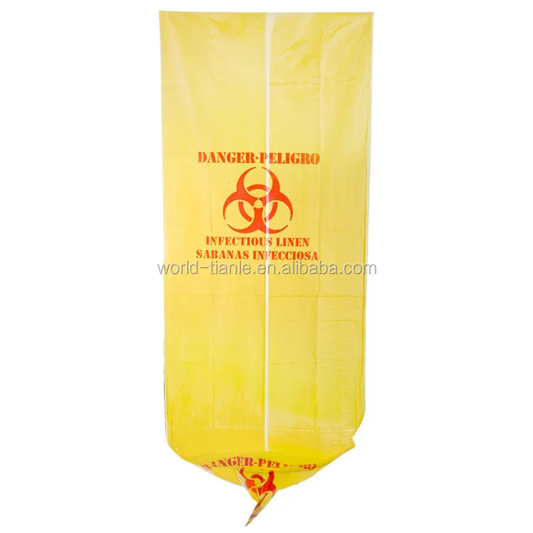 Heavy Duty Yellow Biohazard Clinical Waste Disposal Bag,31x38'' - Buy ...
