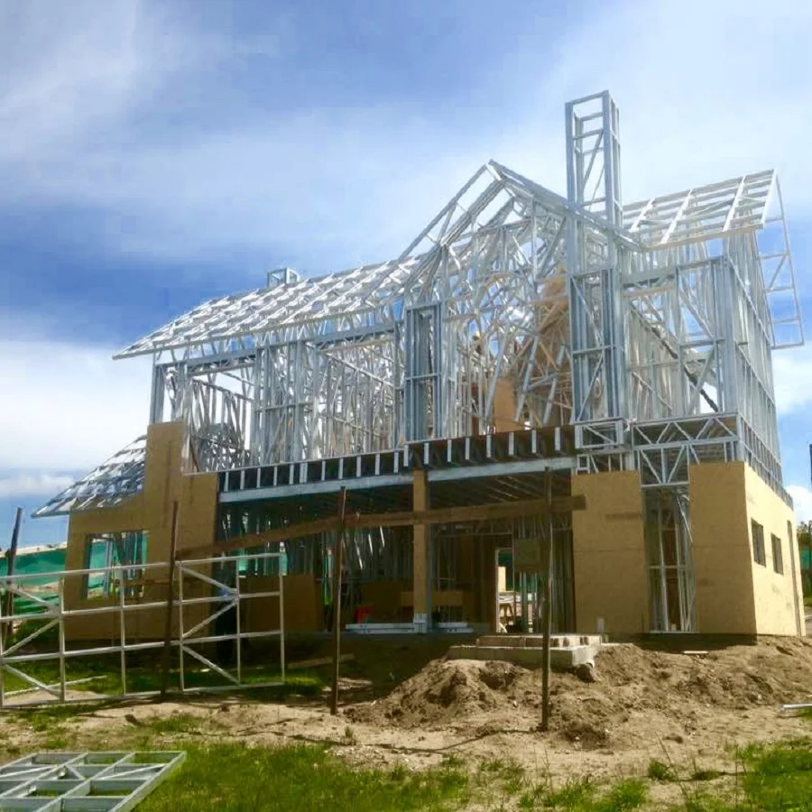 Luxury Prefabricated Light Steel Frame House - Buy Prefabricated ...