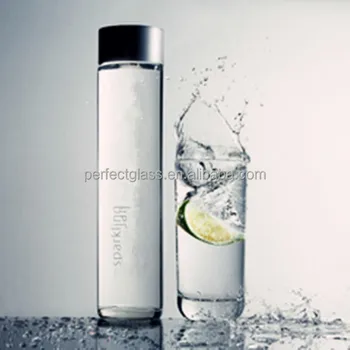 400 Ml Cylinder Voss Type Water Glass Bottle With Screw Cap - Buy Voss ...