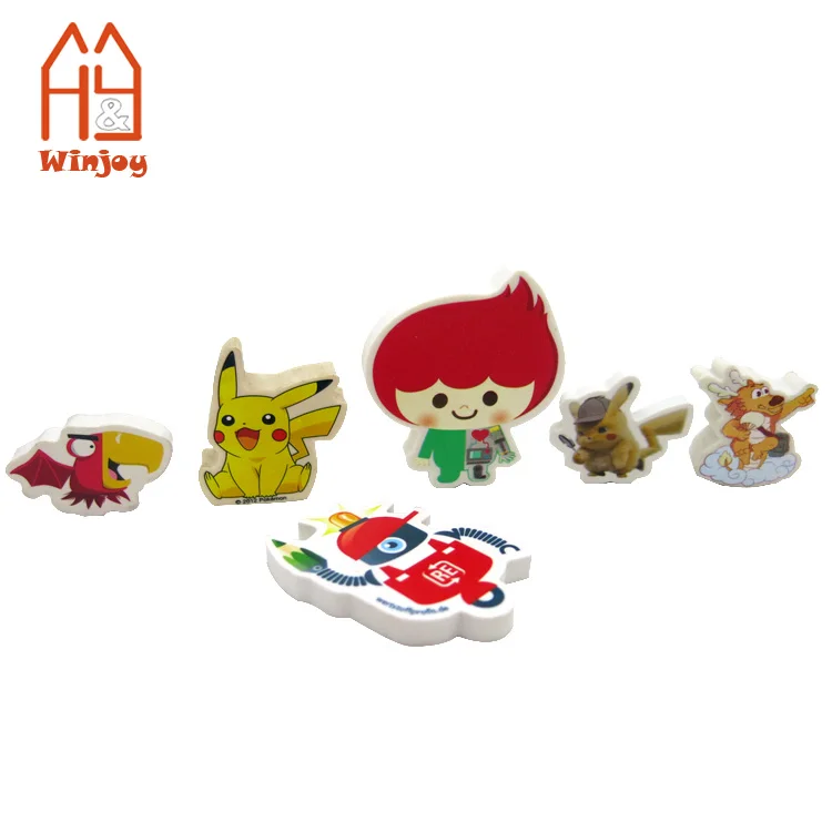 Custom Cute 2D Animal Shape TPR Eraser for Kids