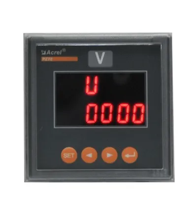 Single Phase Panel Digital Recording Voltmeter Voltage Meter Input ...