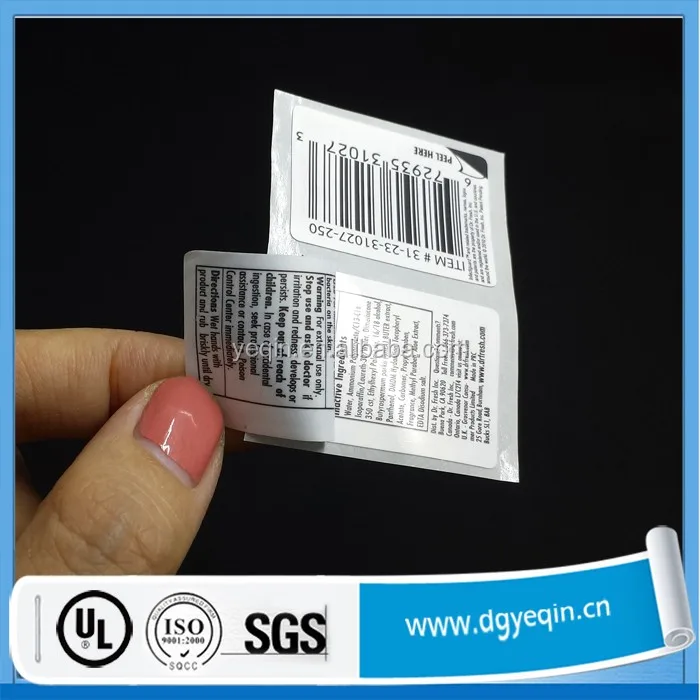 4 Sides Printed Label Sticker,4 Layered Label,Double Peel Label - Buy ...