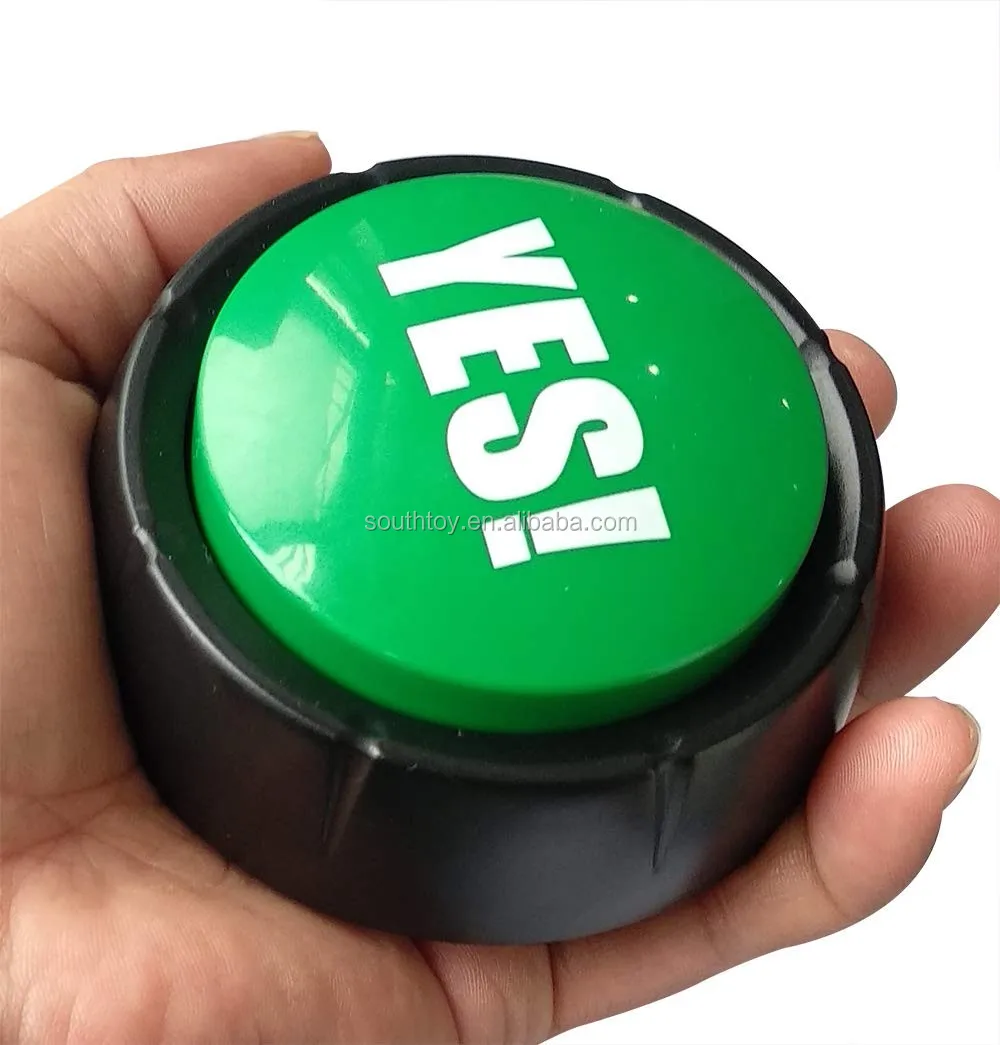 Talking Yes And No Buzzer Push Sound Buttons - Buy Sound Buzzer Button ...