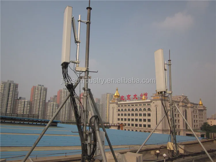 15 Meter Heavy Duty Antenna Mast - Telecom Rooftop Monopole