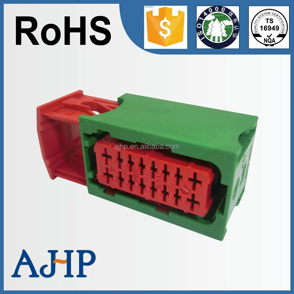 Tyco Amp Electrical Plastic Housing Auto Connector 16 Pin Car Male And ...