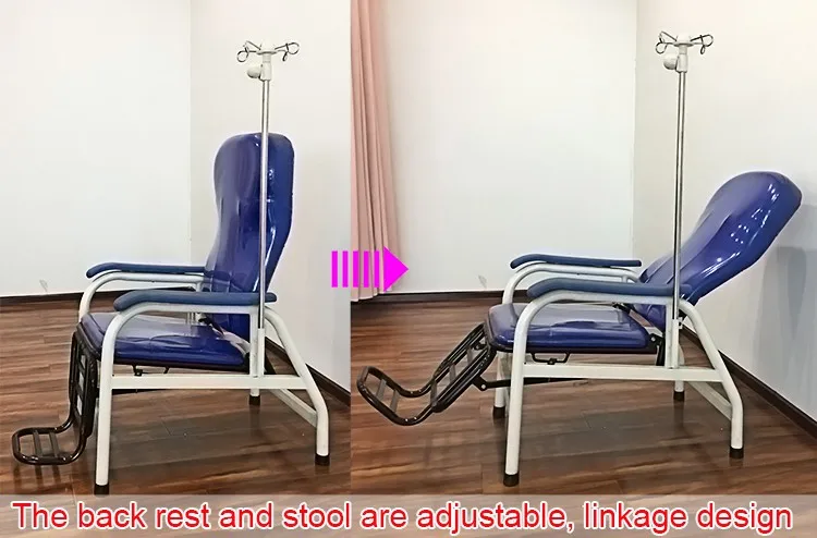 Epoxy Coated Likage Design Adjustable Iv Infusion Chair - Buy Iv ...