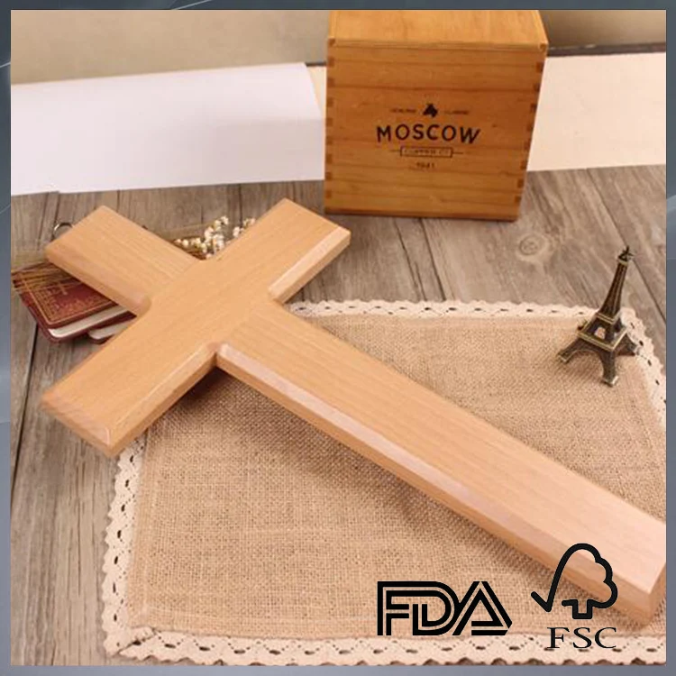Beech Wood Cross Base Custom Wooden Cross - Buy Wood Craft Crosses ...
