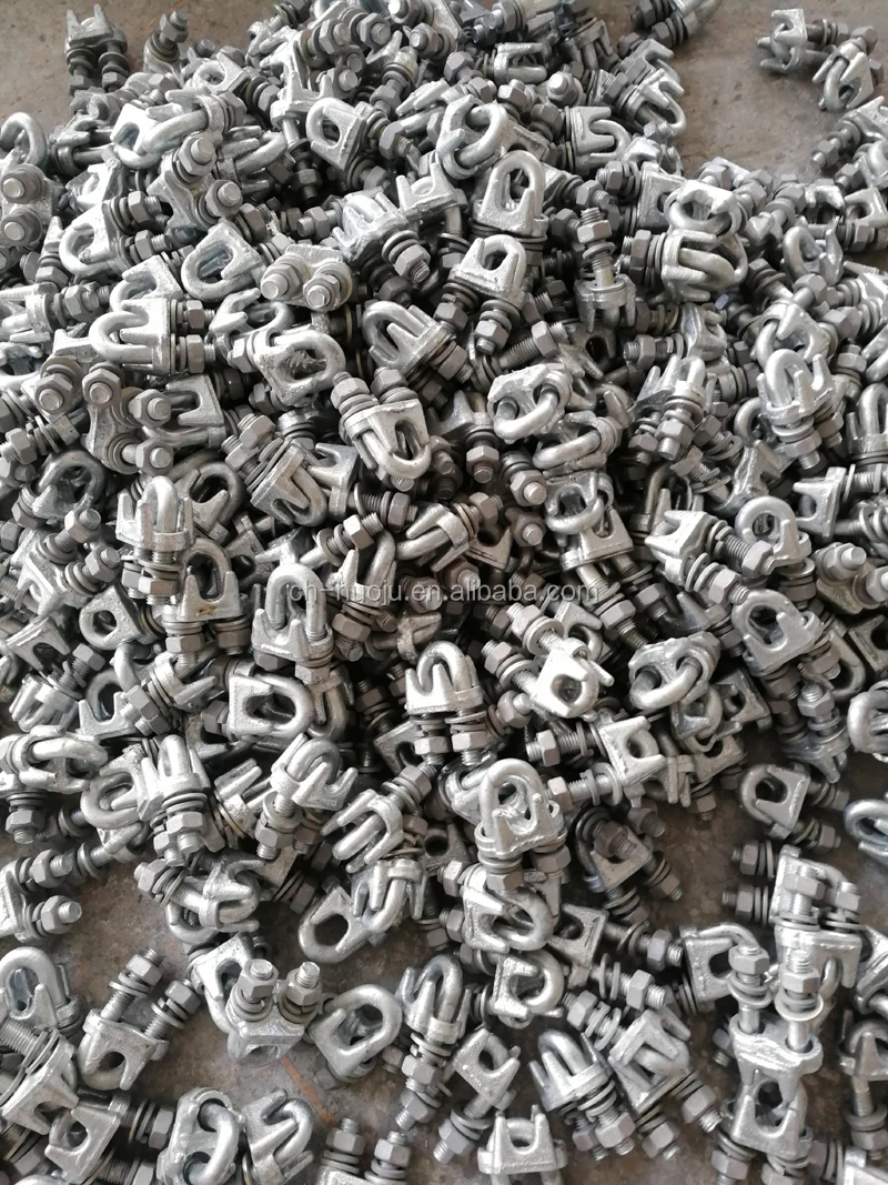 Hot Dip Galvanized Steel Stay Wire Clamps Guy Clips Wire Rope Clips ...