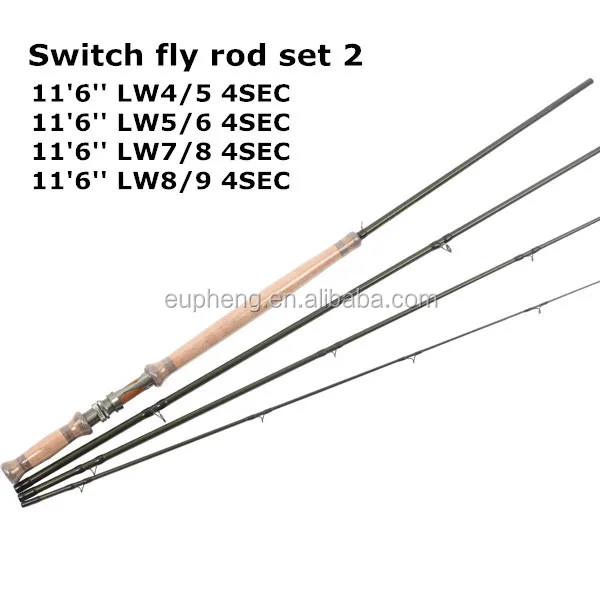 Wholesale Switch Rod with Carbon Blank Double Handle Fly Rod by ...