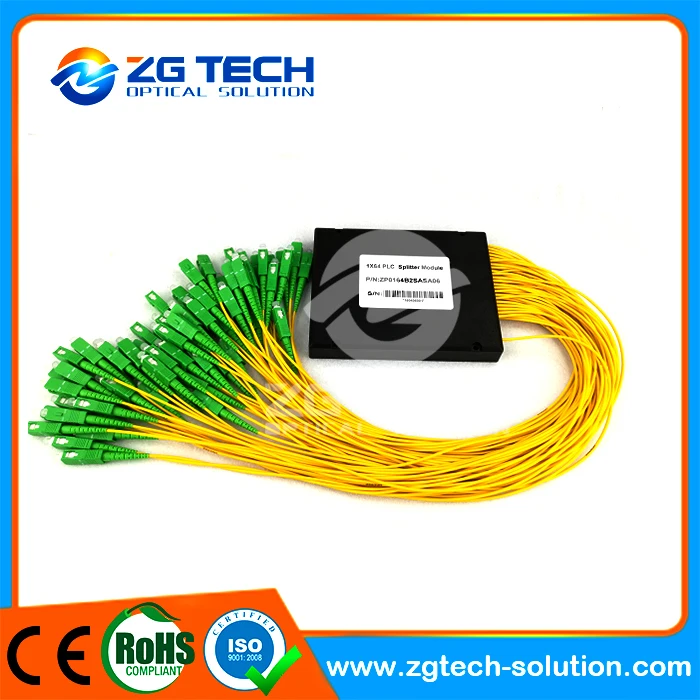 FTTH 1X64 Fiber Optic PLC Splitter - ZG Tech Quality