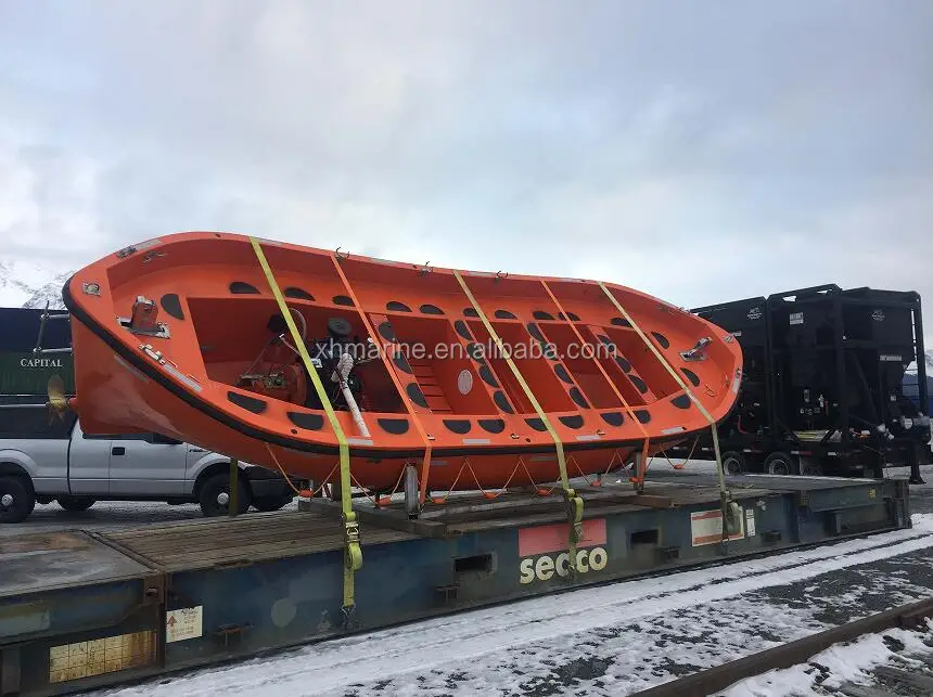 40 Persons Totally Enclosed Lifeboat Marine Lifeboat with Davit