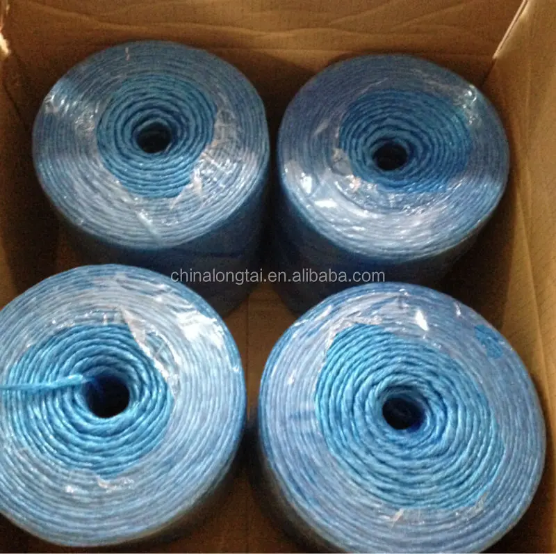 Pp Blue Baler Twine From Fibrillated Yarn - Buy Blue Baler Twine ...