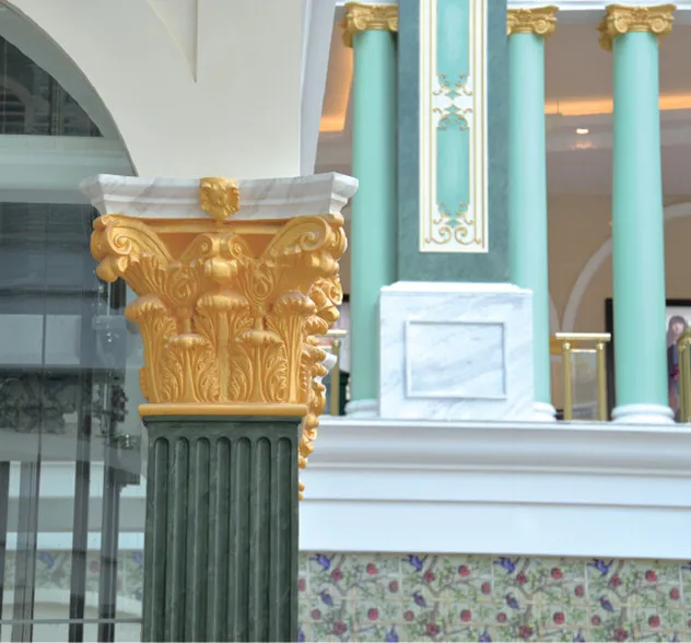 Wholesale Factory Price Decorative Fireproof Gypsum Plaster Roman ...