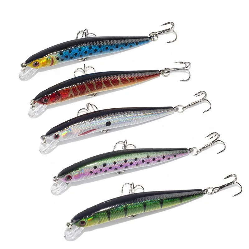 10cm 7.5g Topwater Bass Bait Diving Minnow Suspending Fishing Lures Minnow Lure - Buy Fishing ...