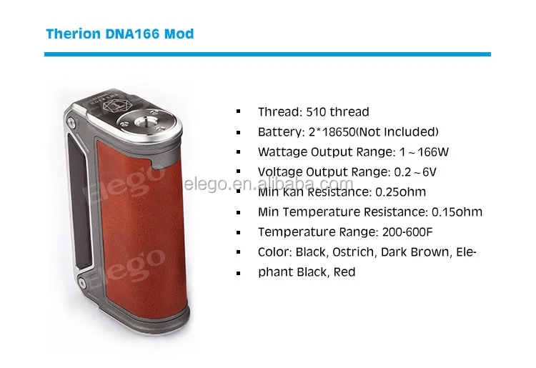 Lost Vape Therion Dna 166 Mod Stock From Elego! Evolv Dna200 Chipset ...
