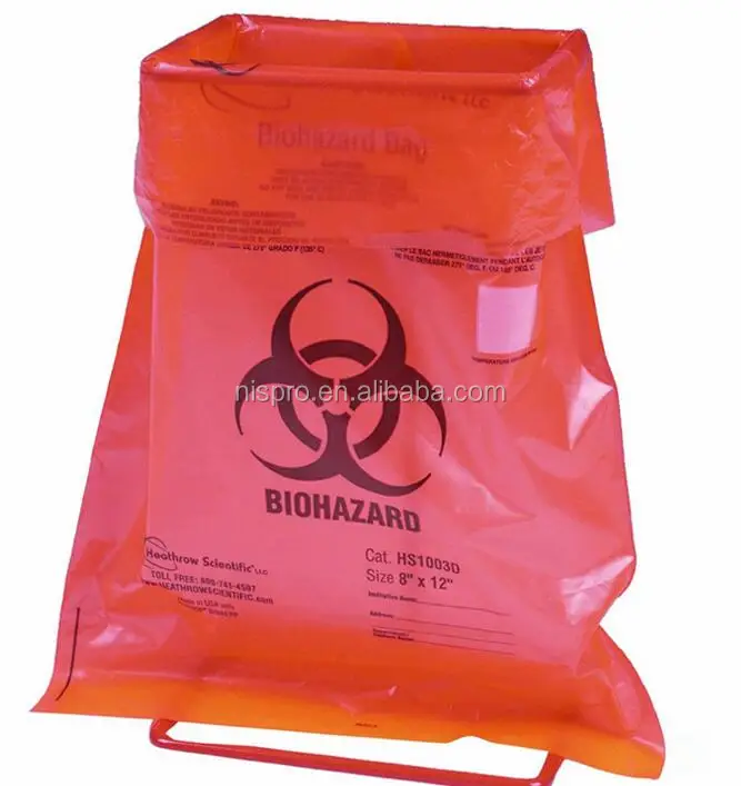 Clinical Disposal Plastic Bag Biohazard Waste Bag - Buy Waste Bags ...