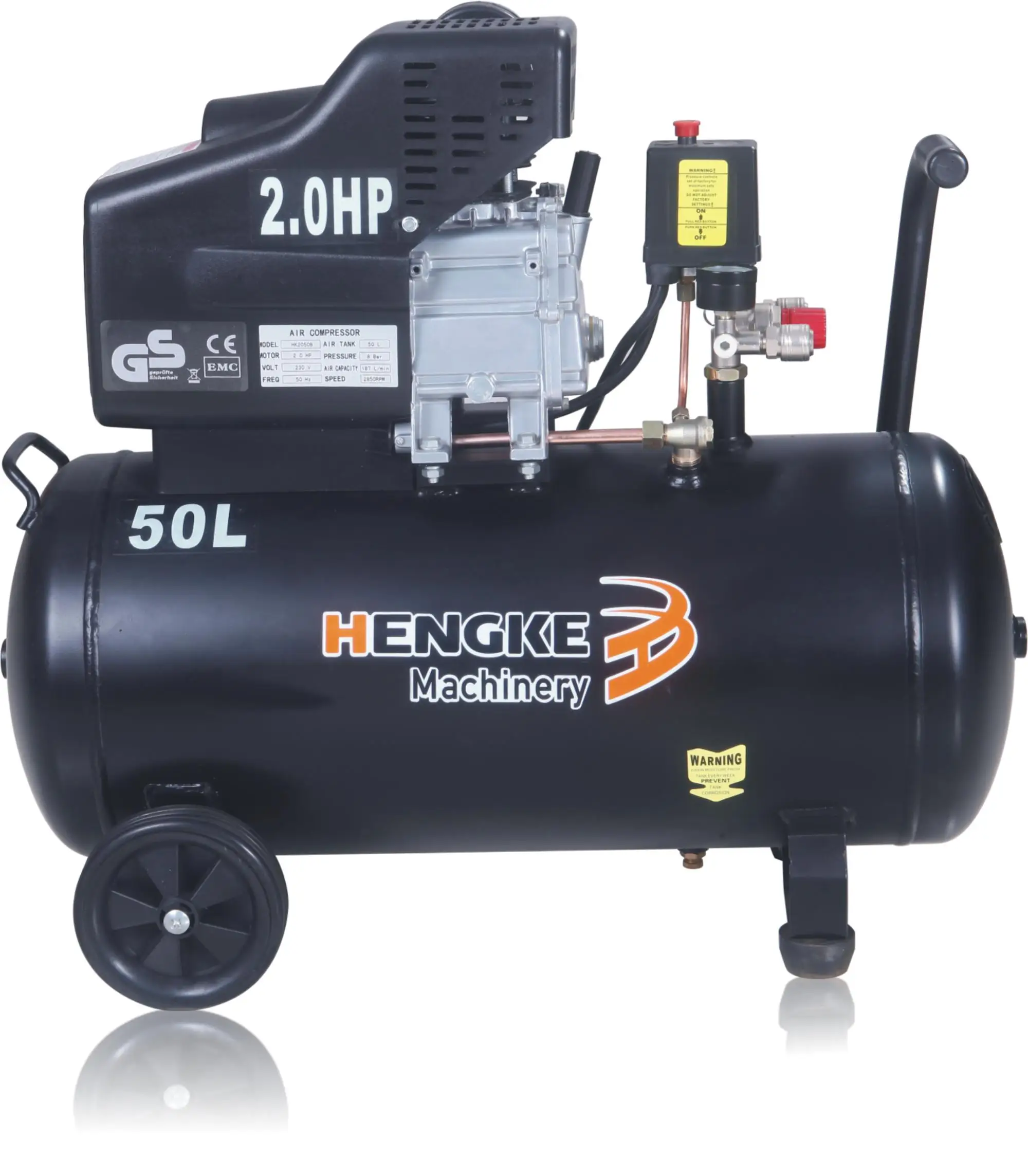 Hengke 50l 2 Hp Bm Direct-driven Air Compressor - Buy 50l Air ...